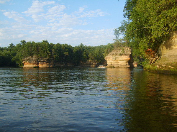 Wisconsin River VII: "The Lower Dells" - Miles Paddled