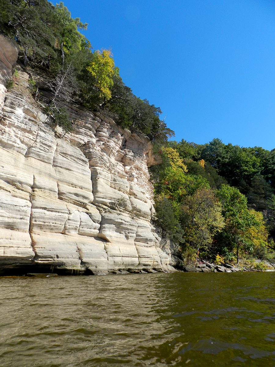 Wisconsin River V: "The Upper Dells" - Miles Paddled