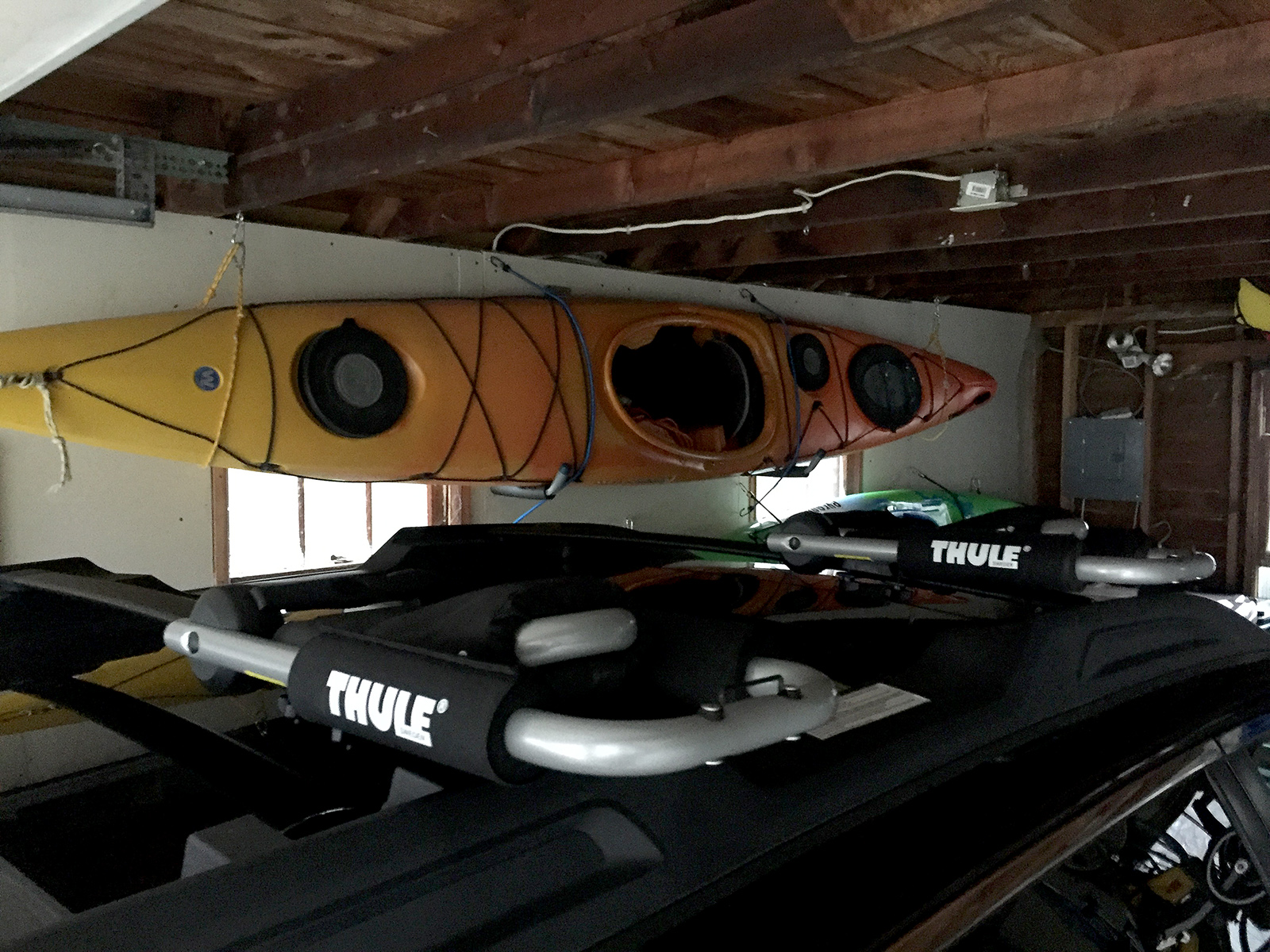 Thule 835 Hull-a-Port Pro Kayak Car Rack - Miles Paddled