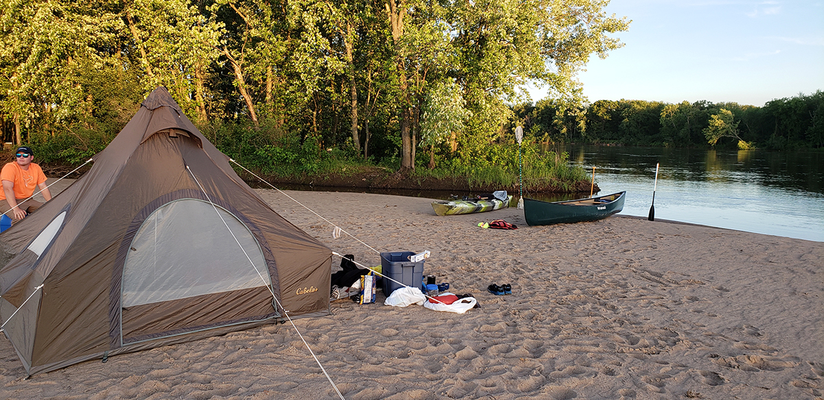 Canoe & Kayak Camping Wisconsin: Lower Wisconsin Riverway - Miles Paddled